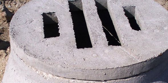 Couvercle de regard en béton - Farcimar - rond