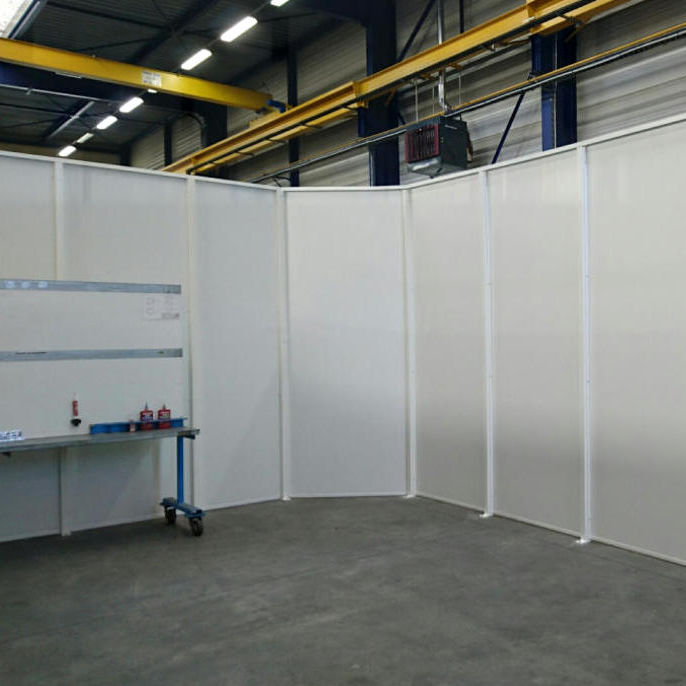 Cloison séparatrice amovible - Cloisons simple paroi mélaminé PRIMA ...