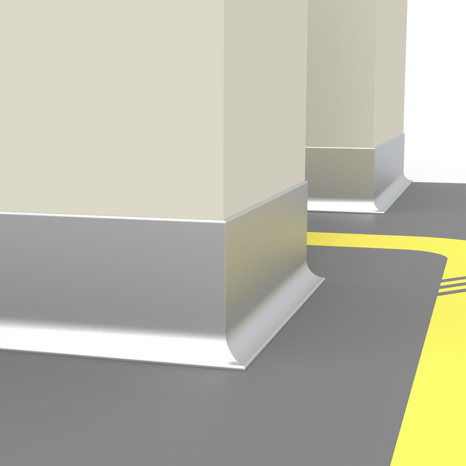 Plinthe en aluminium - ASP91 - ARFEN