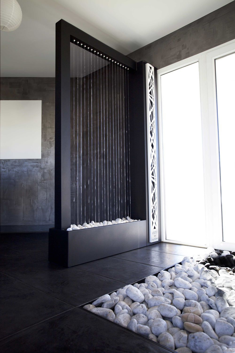 Mur d'eau autoportant - STREAM-OF-WATER - By Olivier Clavel