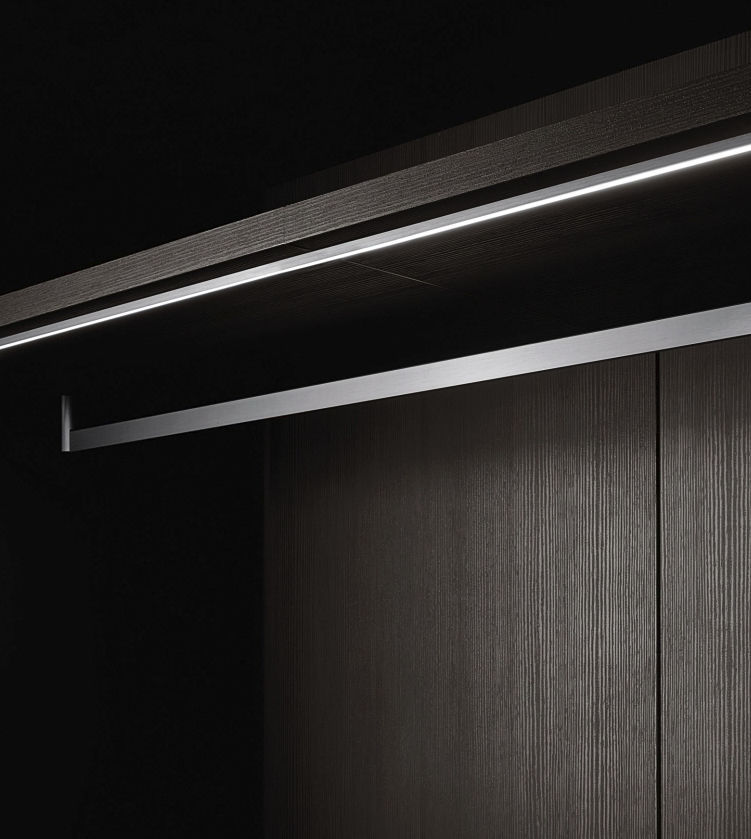 Dressing mural / contemporain / en bois laqué / en frêne - ANTIBES ...