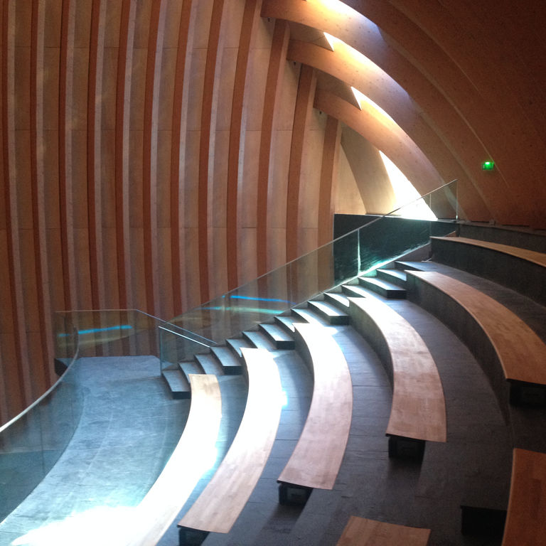 Garde-corps en verre - CROSILUX CURVE LINE - CROSO FRANCE - à panneaux ...