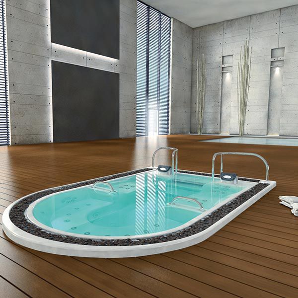 Spa encastrable - Wellmax - AWD - autres formes / 7 places / en acrylique