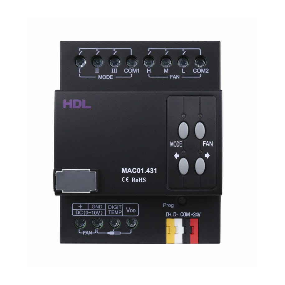 Module de contrôle pour climatisation - HDL-MAC01.431 - HDL Automation Co., Ltd - sur rail DIN ...