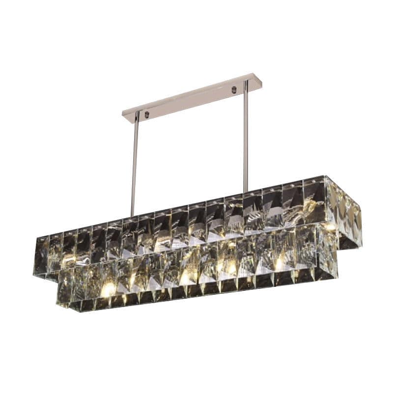 Lustre contemporain - AM87312 THE EMERALD RCT - Alan Mizrahi Lighting - en cristal / en laiton ...
