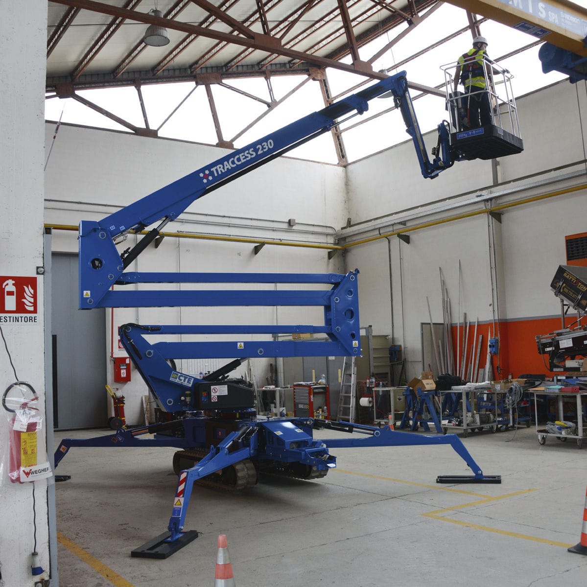 Plateforme aérienne pour chantier - TRACCESS 230 E - CTE - d'accès