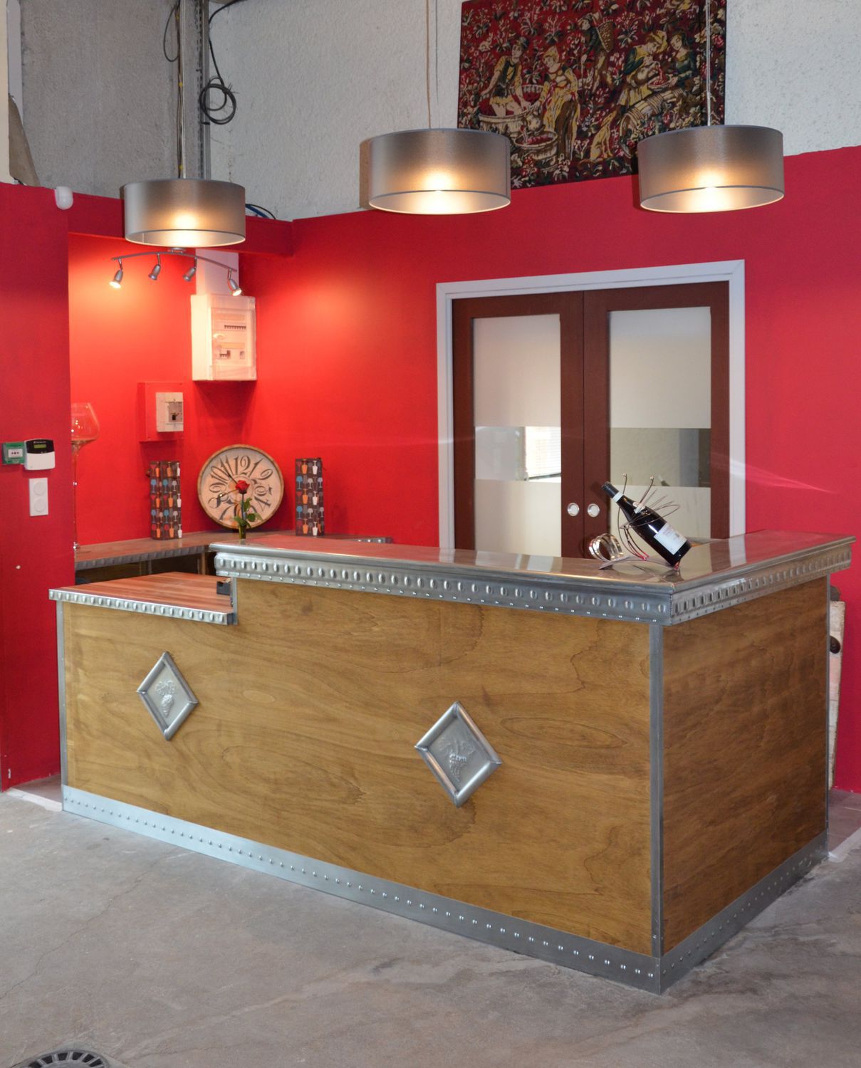 Comptoir caisse pour commerce - VOSNE ROMANEE - MISTERZINC