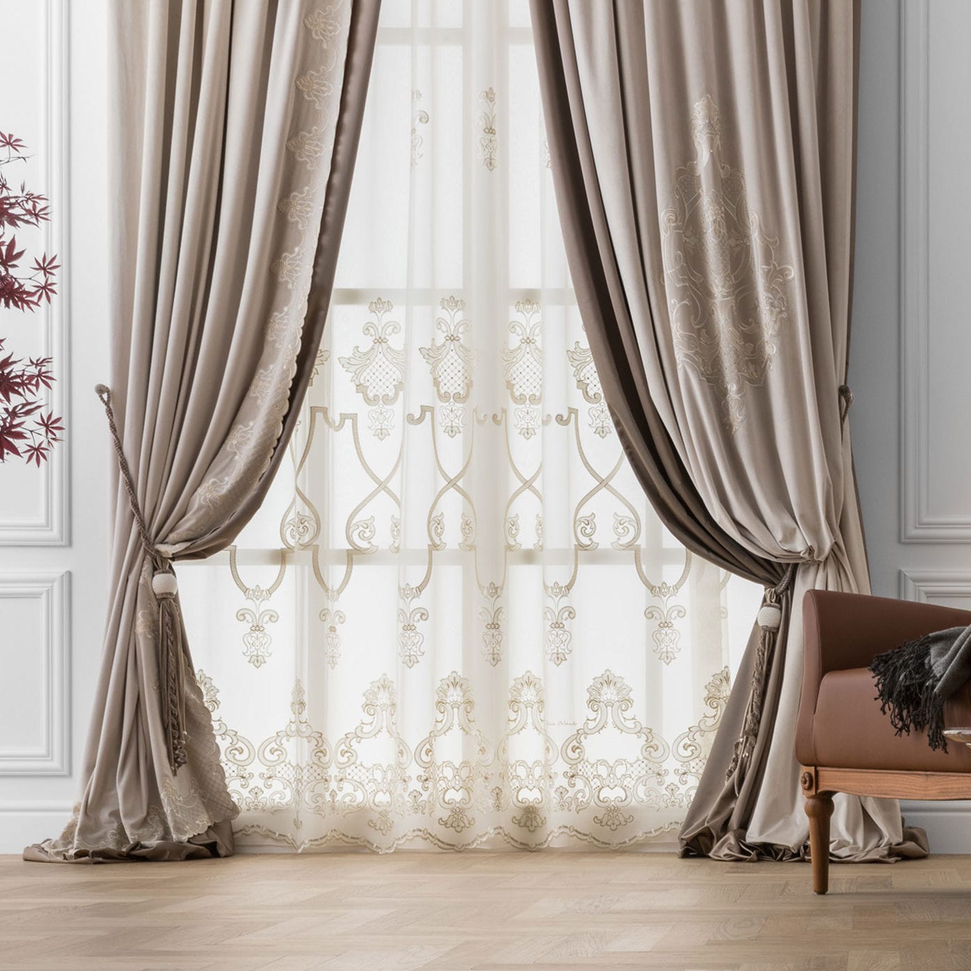 Rideau à motif - ANNABELLE MODEL 05 - Chicca Orlando srl - en velours