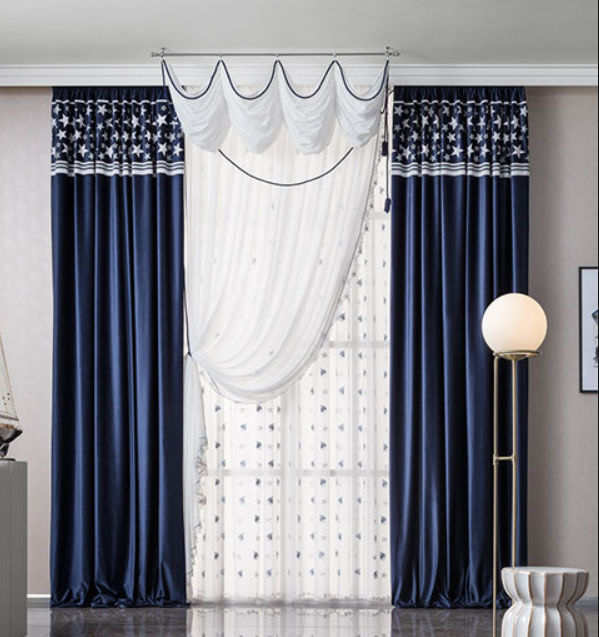 Rideau à motif - NAVY MODEL 14 - Chicca Orlando srl - en velours