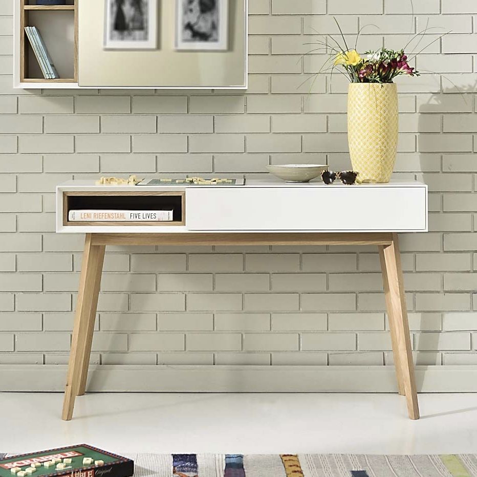 Console contemporaine - HOST - De-code, Lattas Nik. Spyridon - en chêne ...