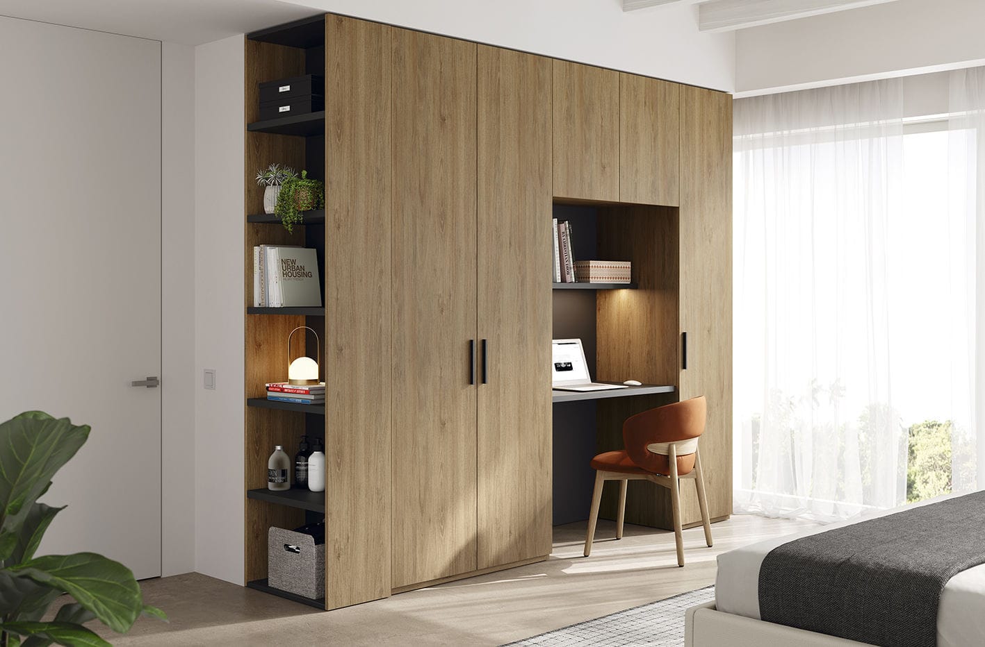 Armoire d'angle - Modular - Mobenia - modulable / contemporaine / en ...