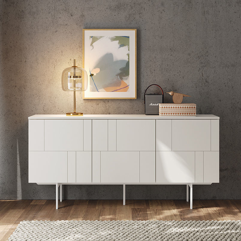 Buffet haut - Keyboard - Mobenia - contemporain / en MDF laqué / en mélaminé