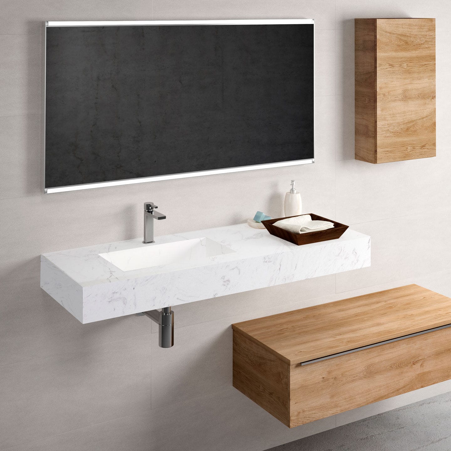 Plan vasque en pierre naturelle - STONE PLUS - COYCAMA