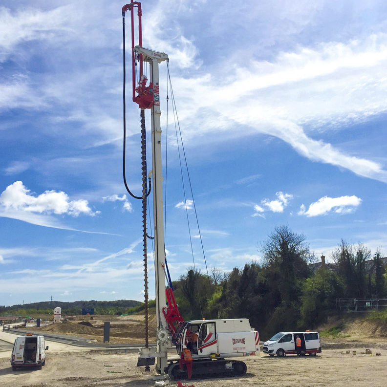 Foreuse à moteur diesel - B125 XP - CFA - CASAGRANDE - Foundation ...