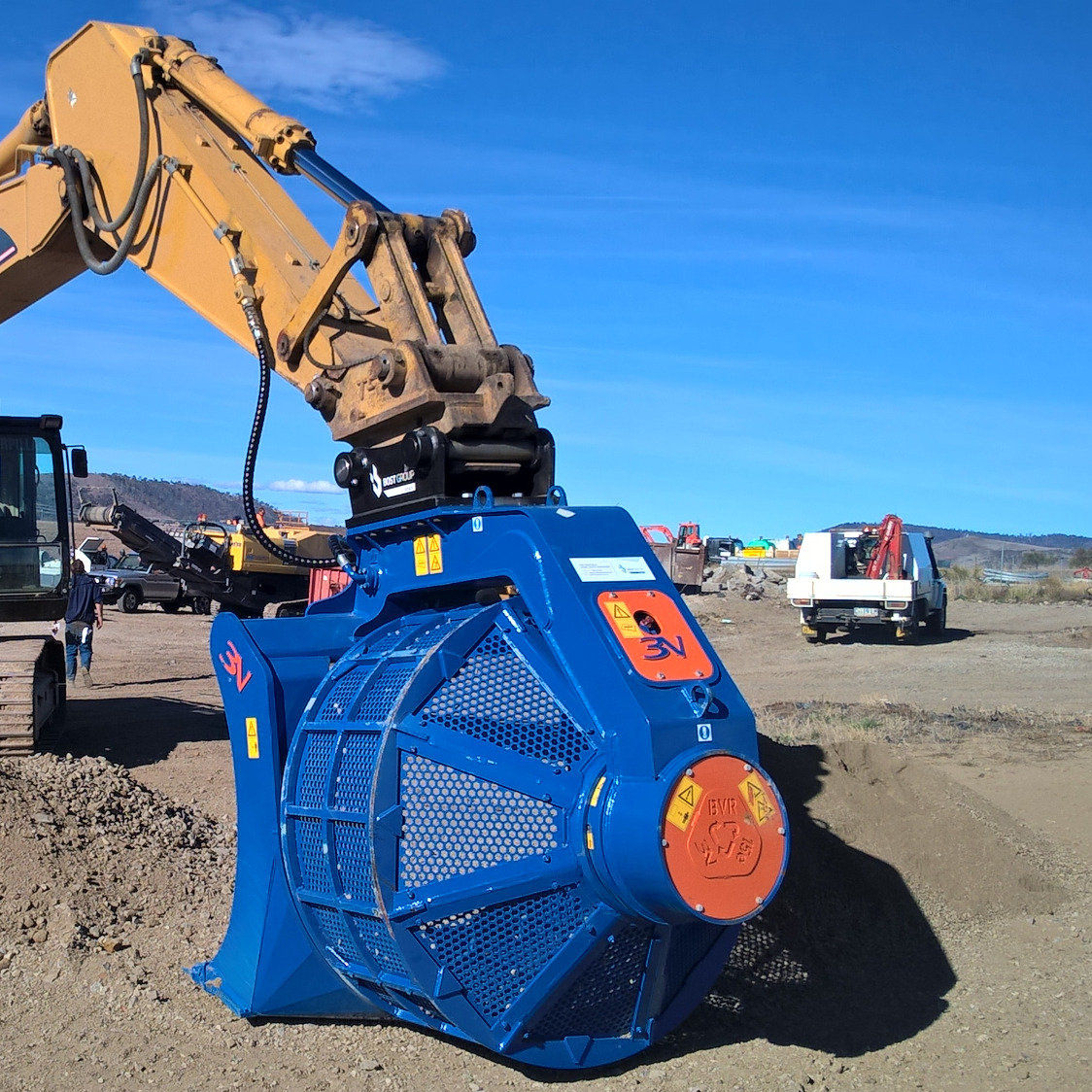 Godet cribleur - BVR SERIES - Trevi Benne - pour pelle hydraulique ...