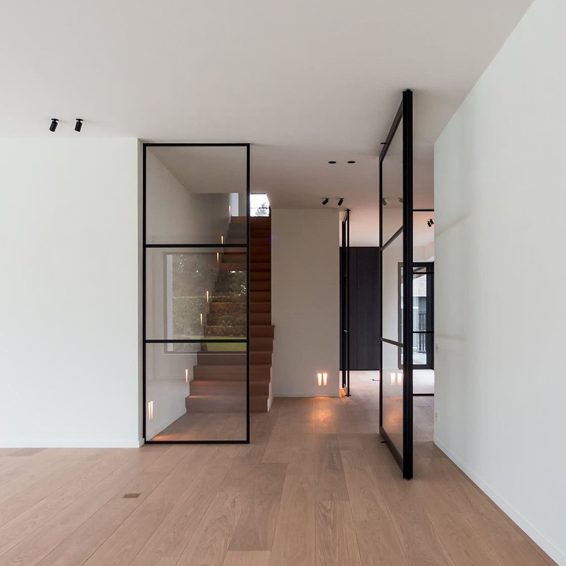 Porte avec vantail latéral fixe - 5730 - Single + - PortaPivot - d ...