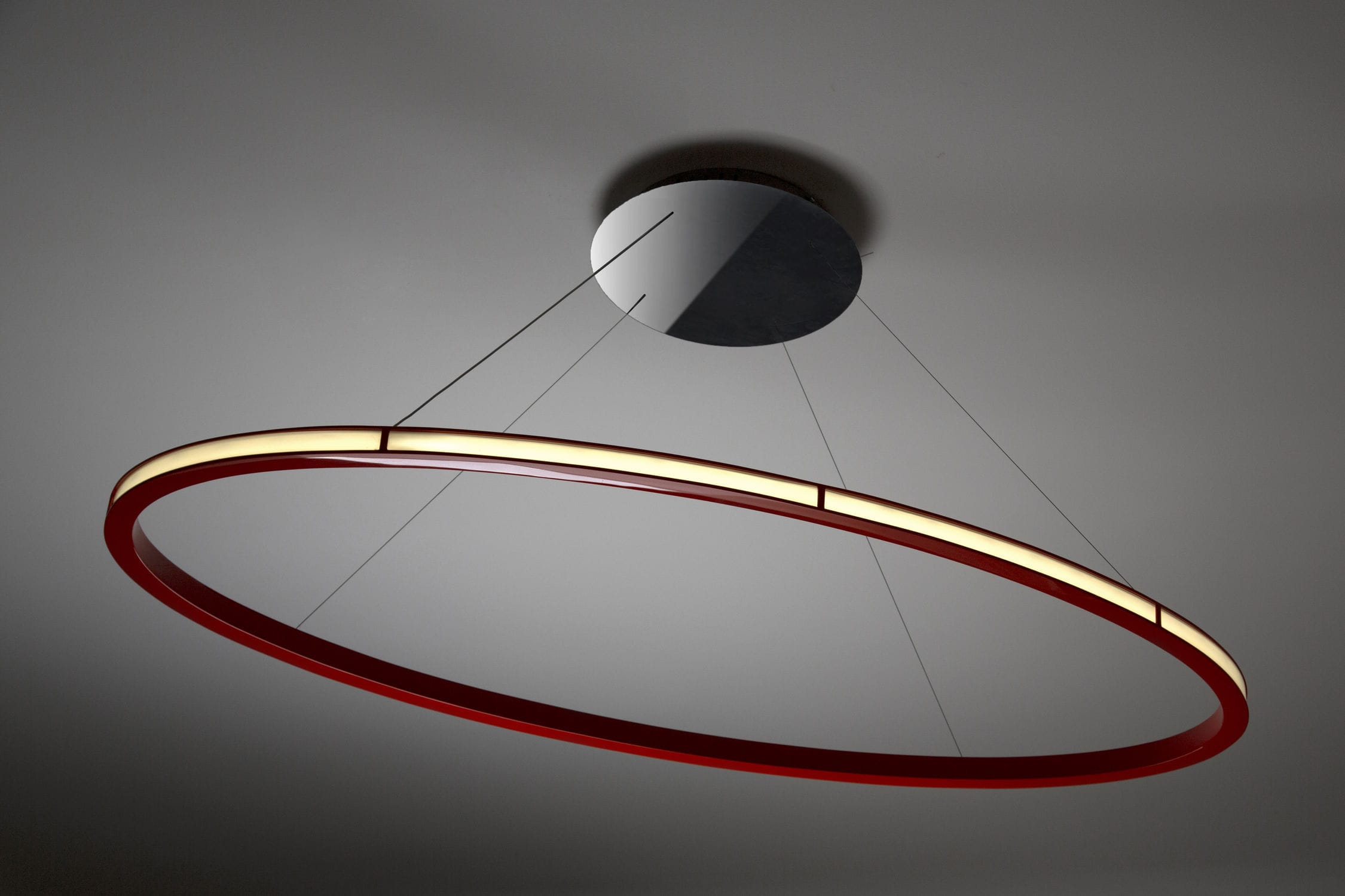 Suspension - ECLIPSE IN - Oleant Lighting - en aluminium / en polycarbonate / contemporaine