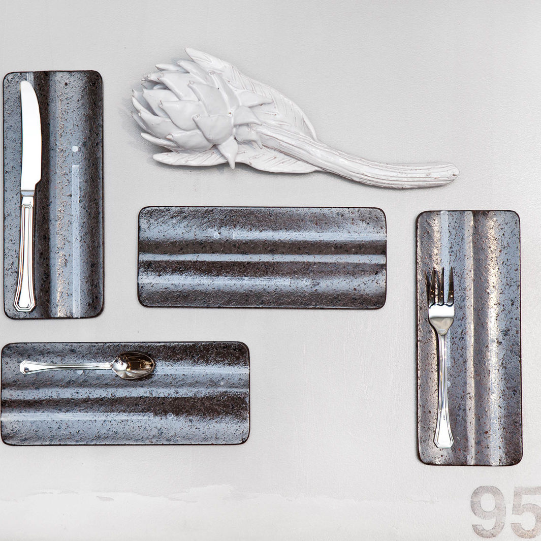 Set de table en pierre de lave - ISOLE - Made a Mano Srl - Rosario ...
