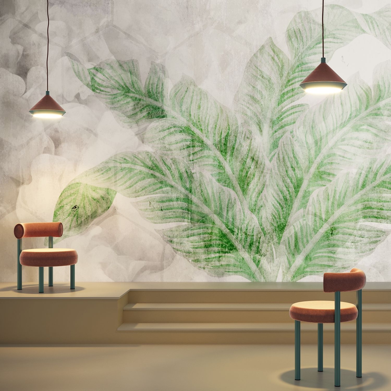 Papier peint contemporain - HD2152A - Volunta - HD WALLS - en textile ...