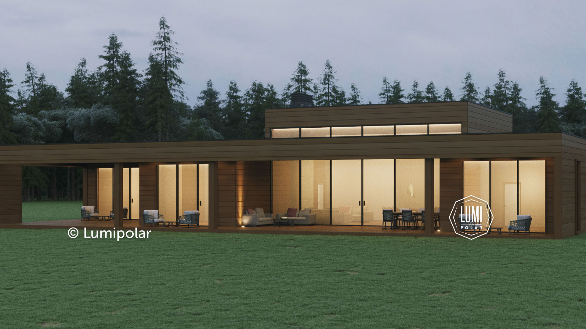 Maison moderne - SALVADOR 256 - Lumi Polar - contemporaine / avec ...