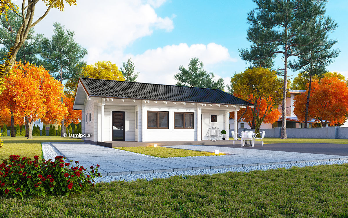 Maison préfabriquée - SANDY 60 - Lumi Polar - moderne / de plain-pied ...