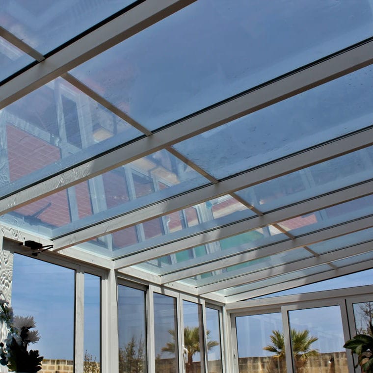 Véranda en verre - Jamar - en acier / professionnelle / tout verre