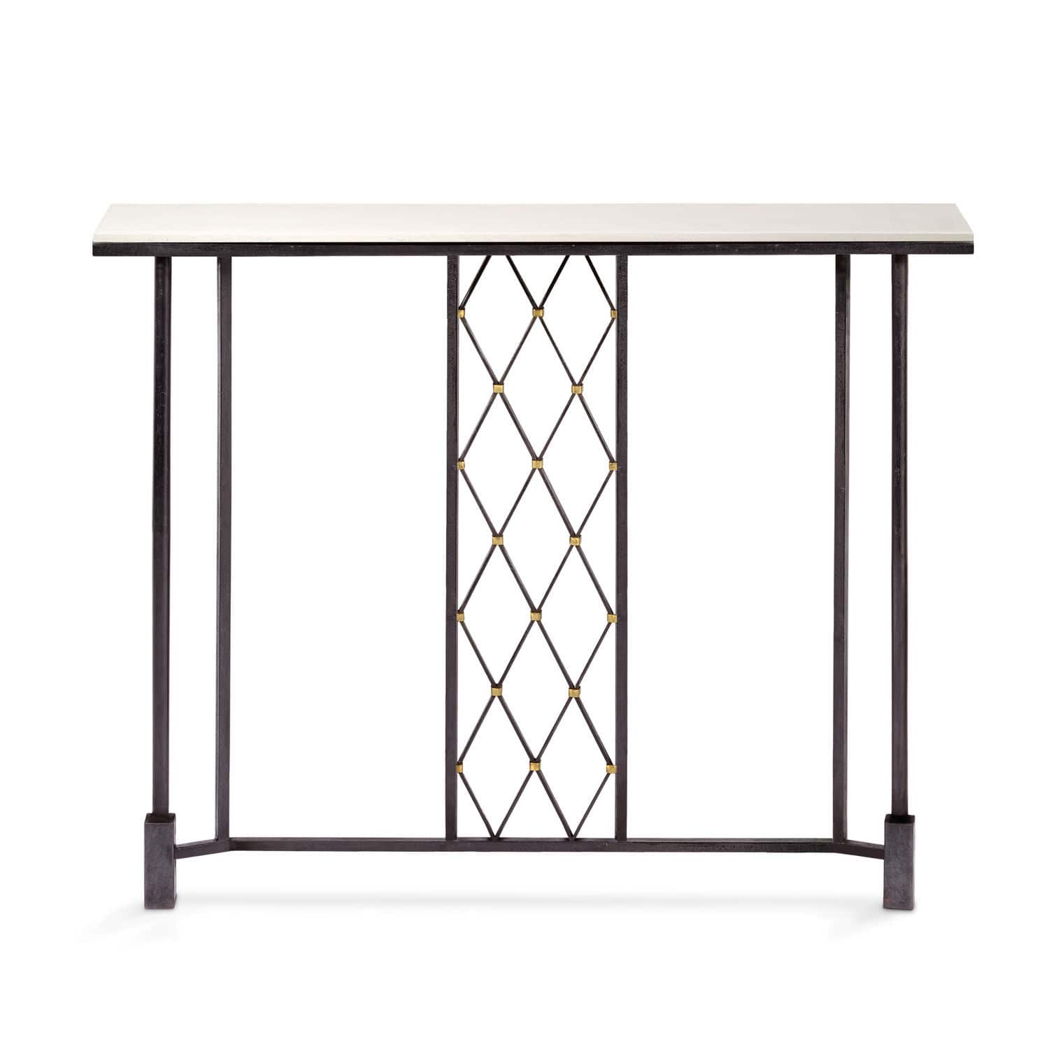 Console classique - AUGUST - Mobilier De Style - en métal peint / en ...