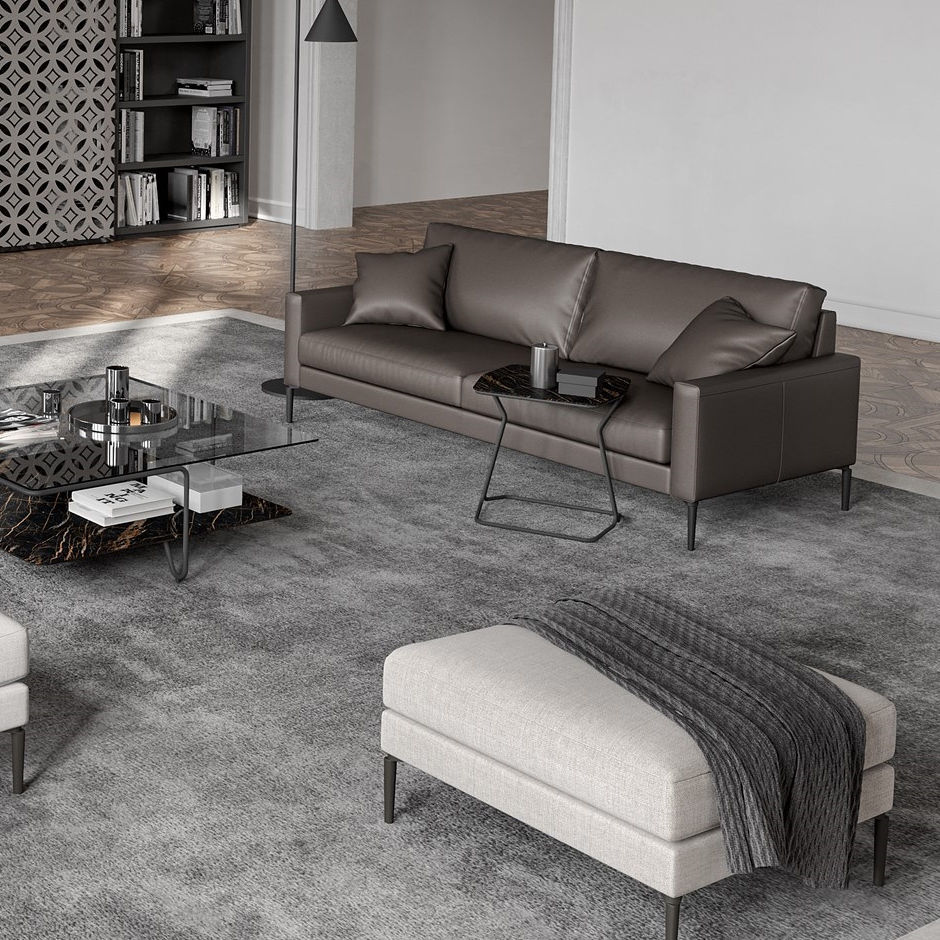 Canapé modulable - RITZ - OLTA - d'angle / contemporain / en tissu