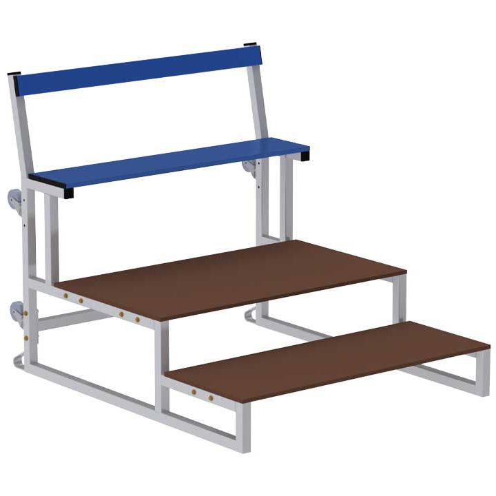 Gradin mobile - S35631 - SODEX SPORT - en bois / en acier