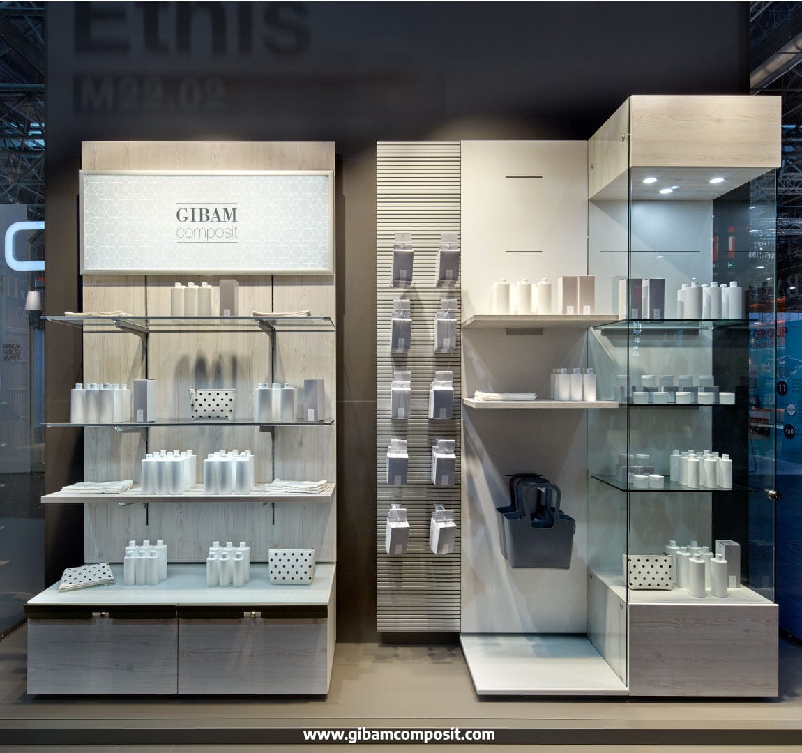 Présentoir pour produits de beauté - M22.02 ETHIS - GIBAM SHOPS SPA ...