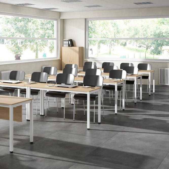 Table d'enseignement contemporaine - MENTOR - EMOBOK - en mélaminé / rectangulaire / professionnelle