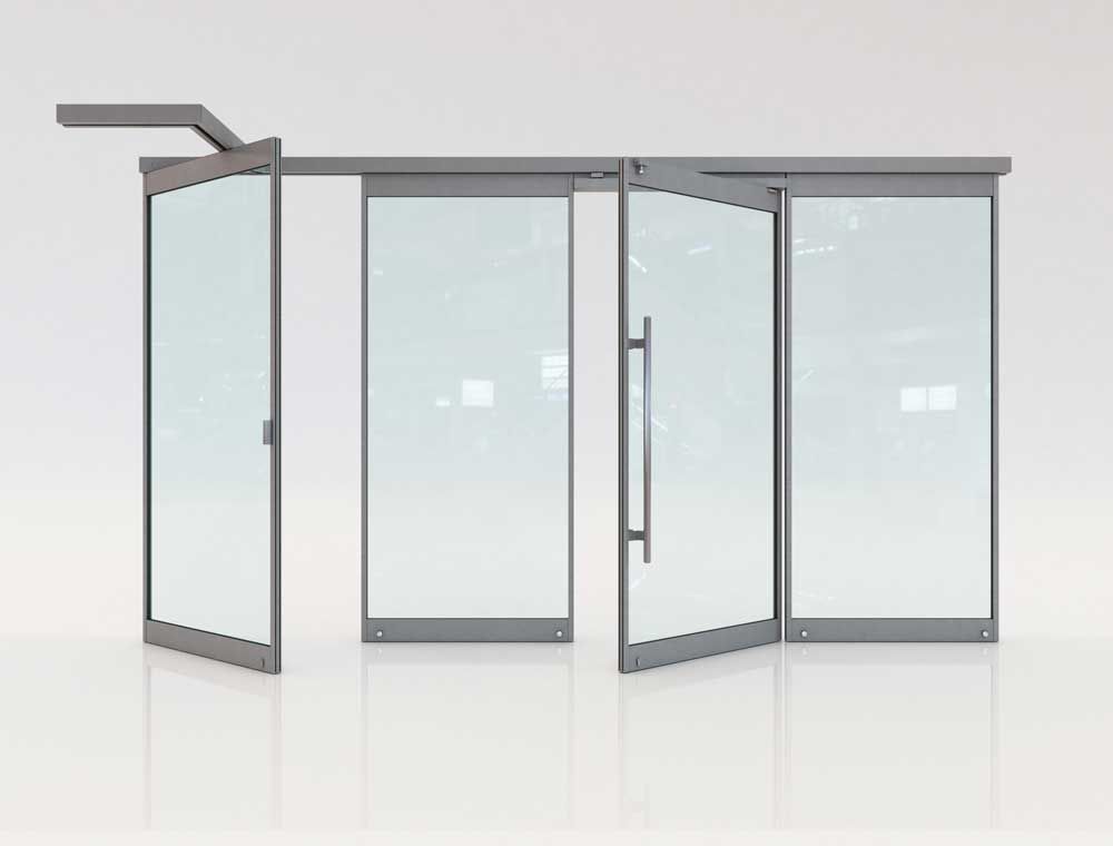 Cloison pliante / en aluminium / en verre / à usage professionnel - F3 ...