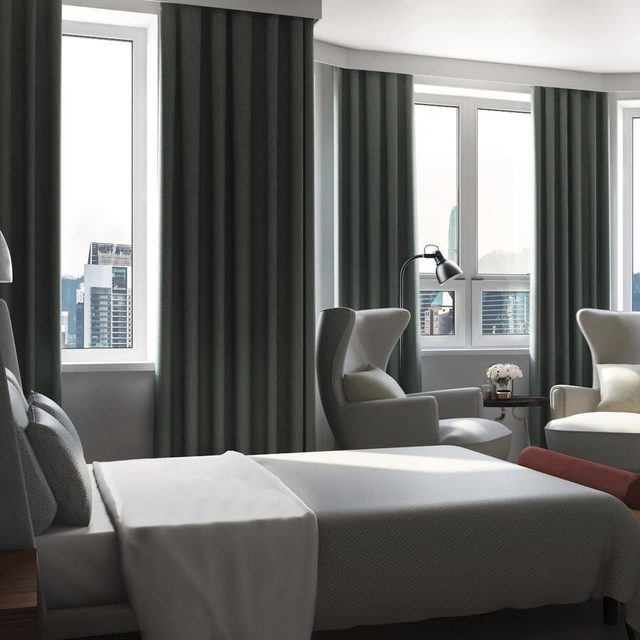 Tissu d'ameublement - REGAL : REQUIEM - FR-One - pour rideaux / à motif ...