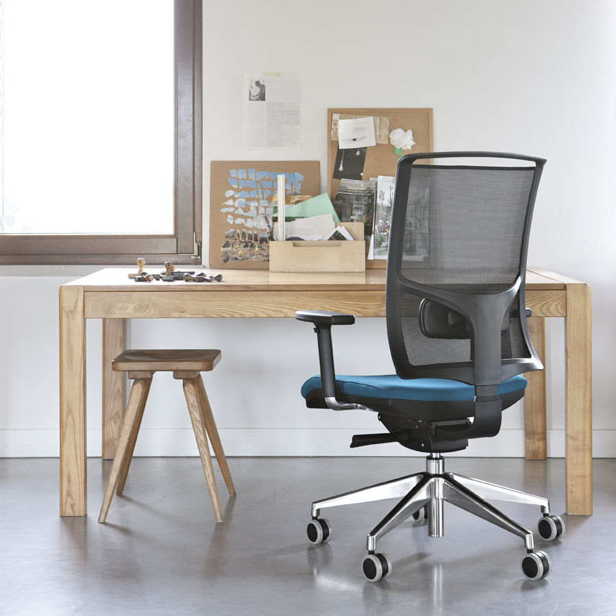 Fauteuil de bureau contemporain - ZED - Milani - en maille / à hauteur ...