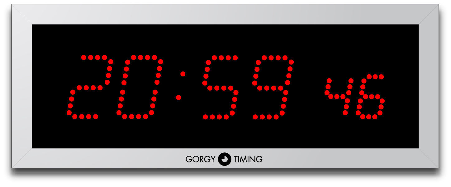 Horloge contemporaine - LEDI® REVERSO 7.S - Gorgy Timing - fixation ...