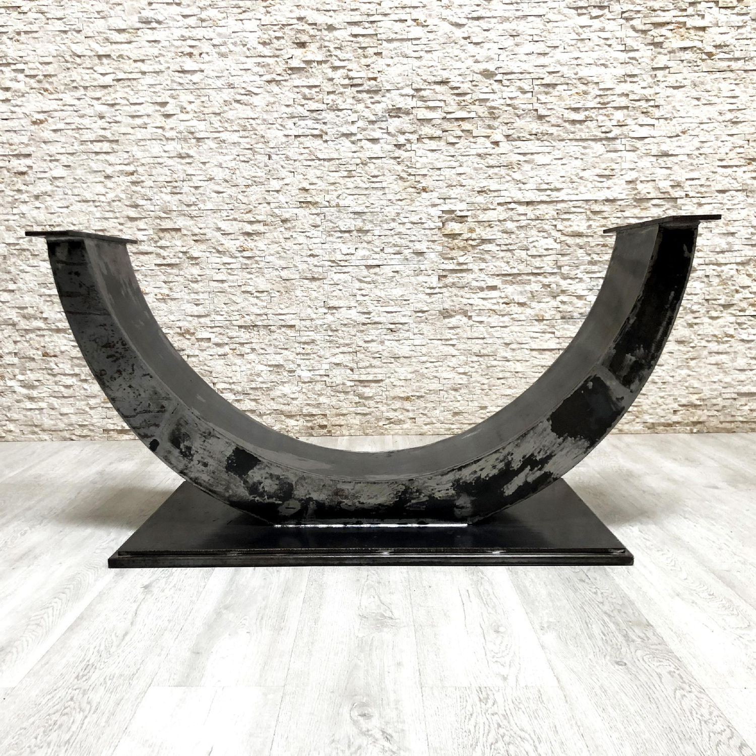 Pied de table en métal - MOON - ARRELART - design original / pour bar ...