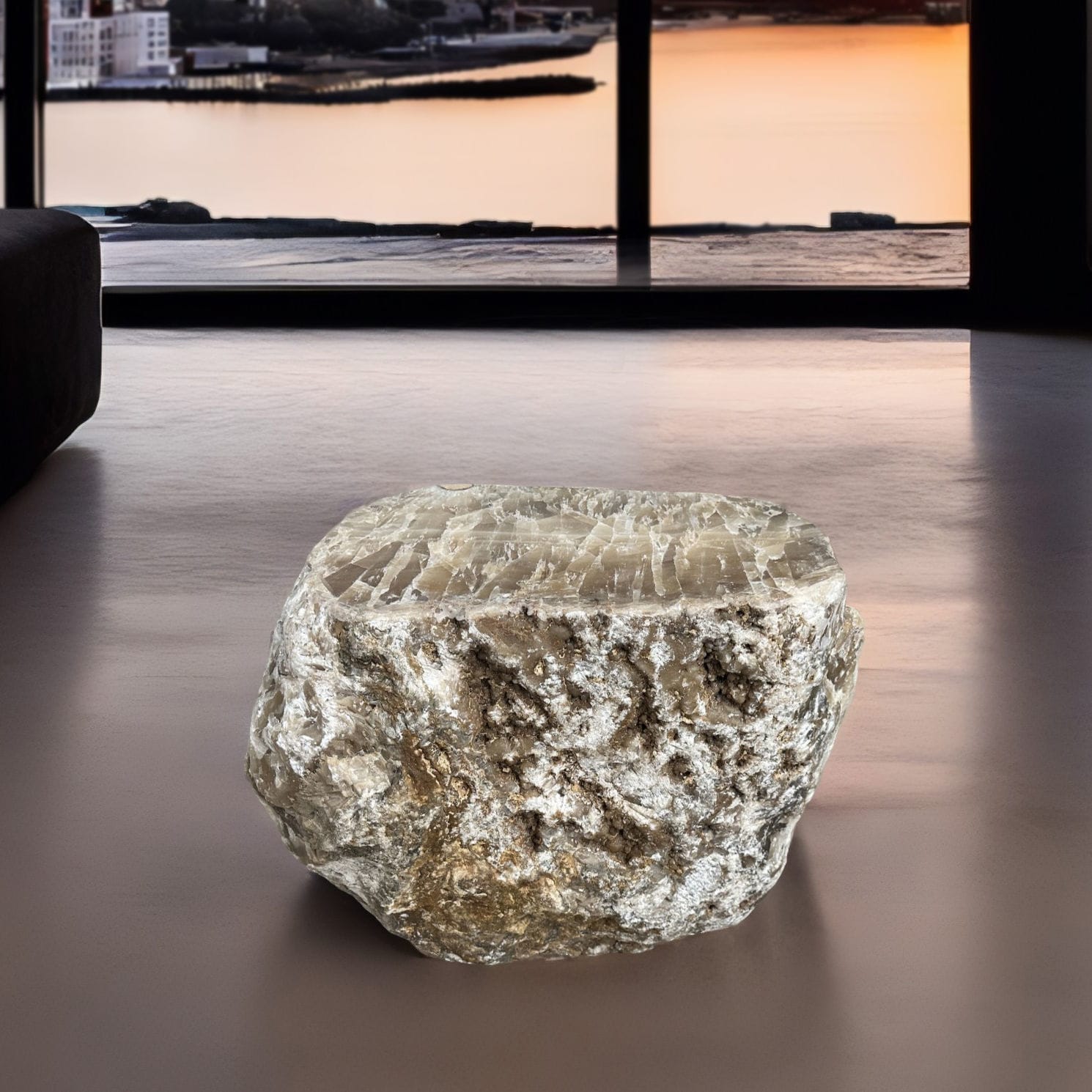 Table d'appoint design original - MINERVA - ARRELART - en onyx / avec ...