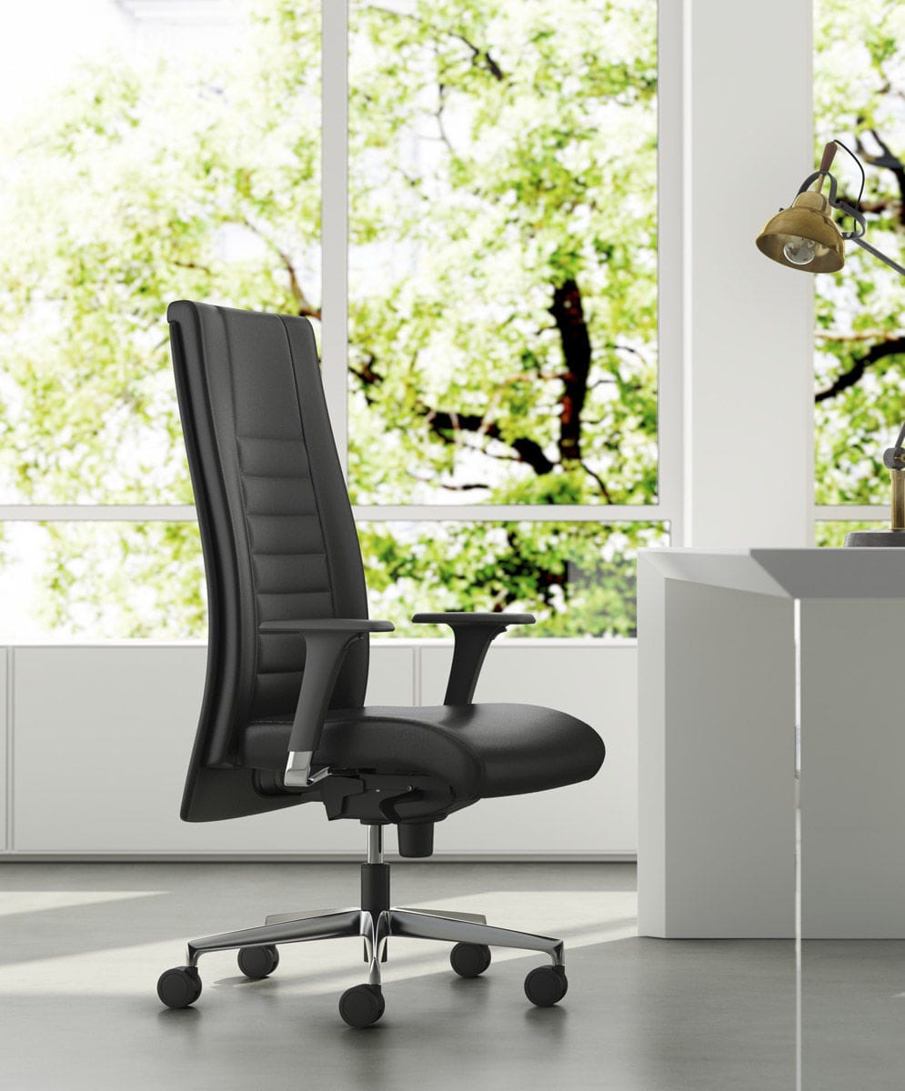 Fauteuil de bureau contemporain - TAIT - ARTE & D SRL - en simili cuir ...