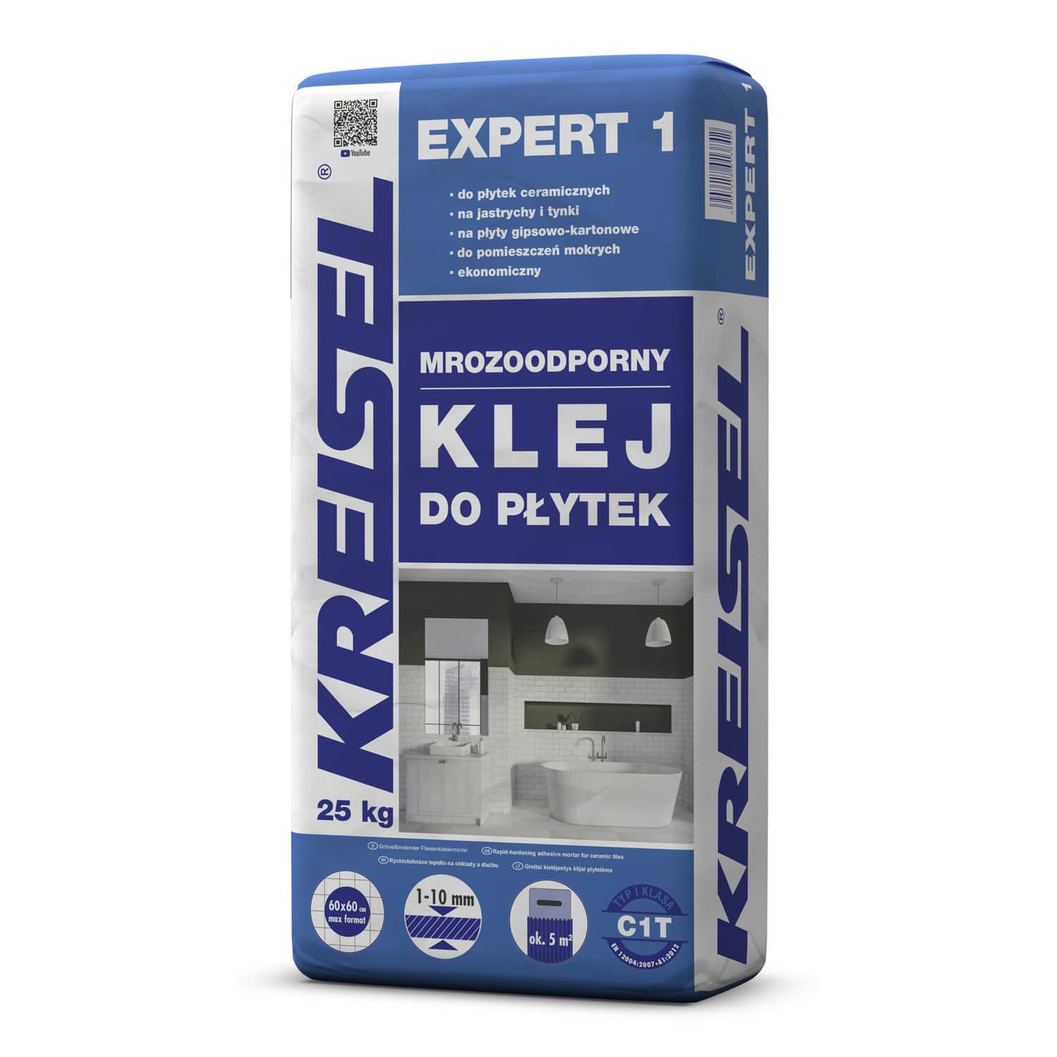 Ciment colle pour carrelage - EXPERT 1 (C1T) - Kreisel