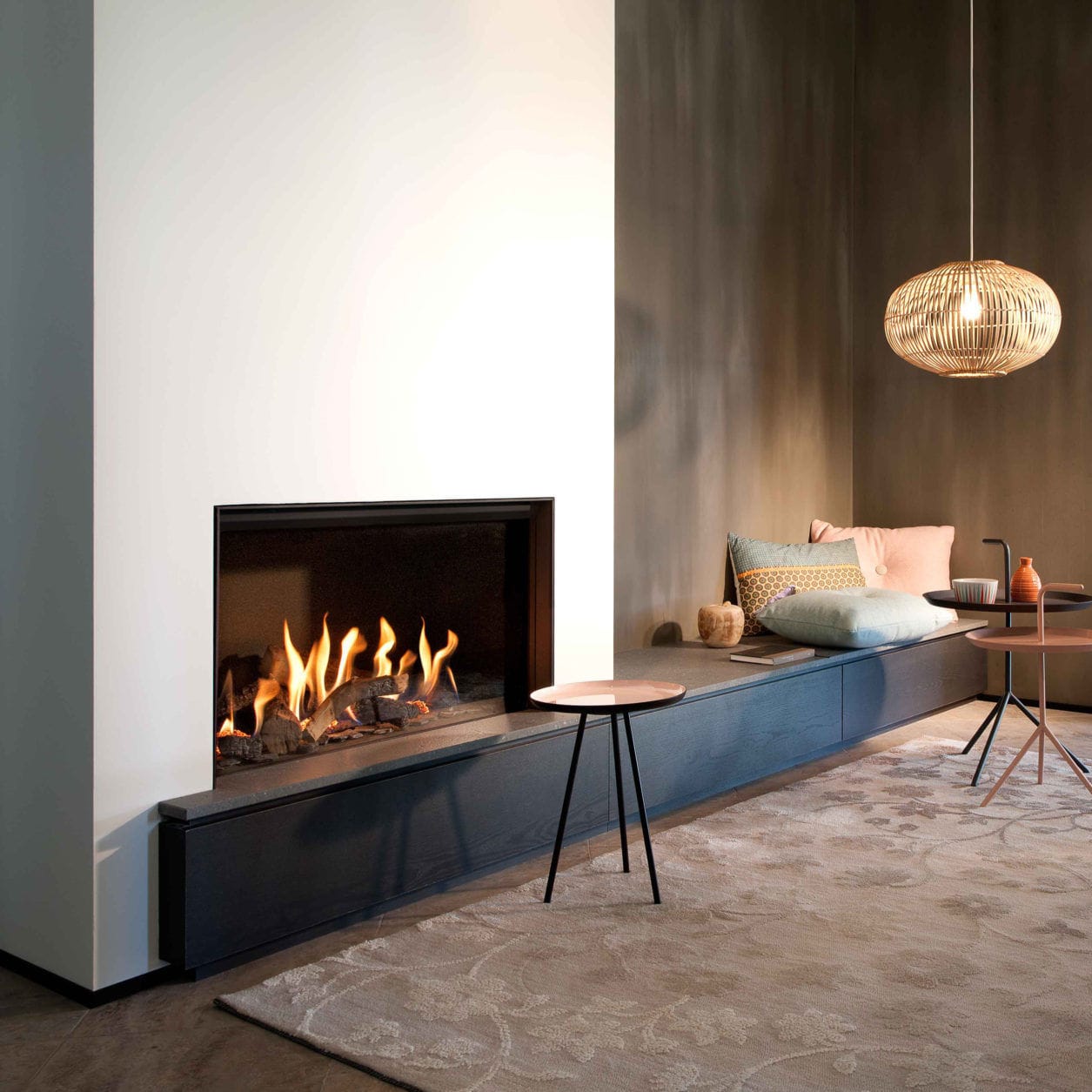 Cheminée à gaz - KALFIRE ECO-LINE G80/48F - Bespoke Fireplace Designs ...
