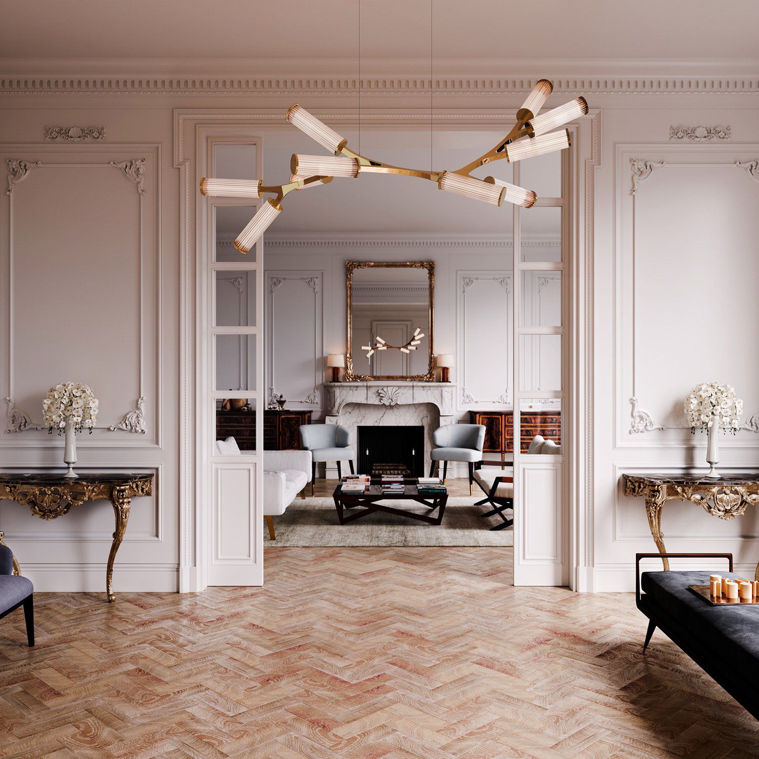 Suspension - HAARA SMALL - cameron designhouse - en laiton poli / en ...