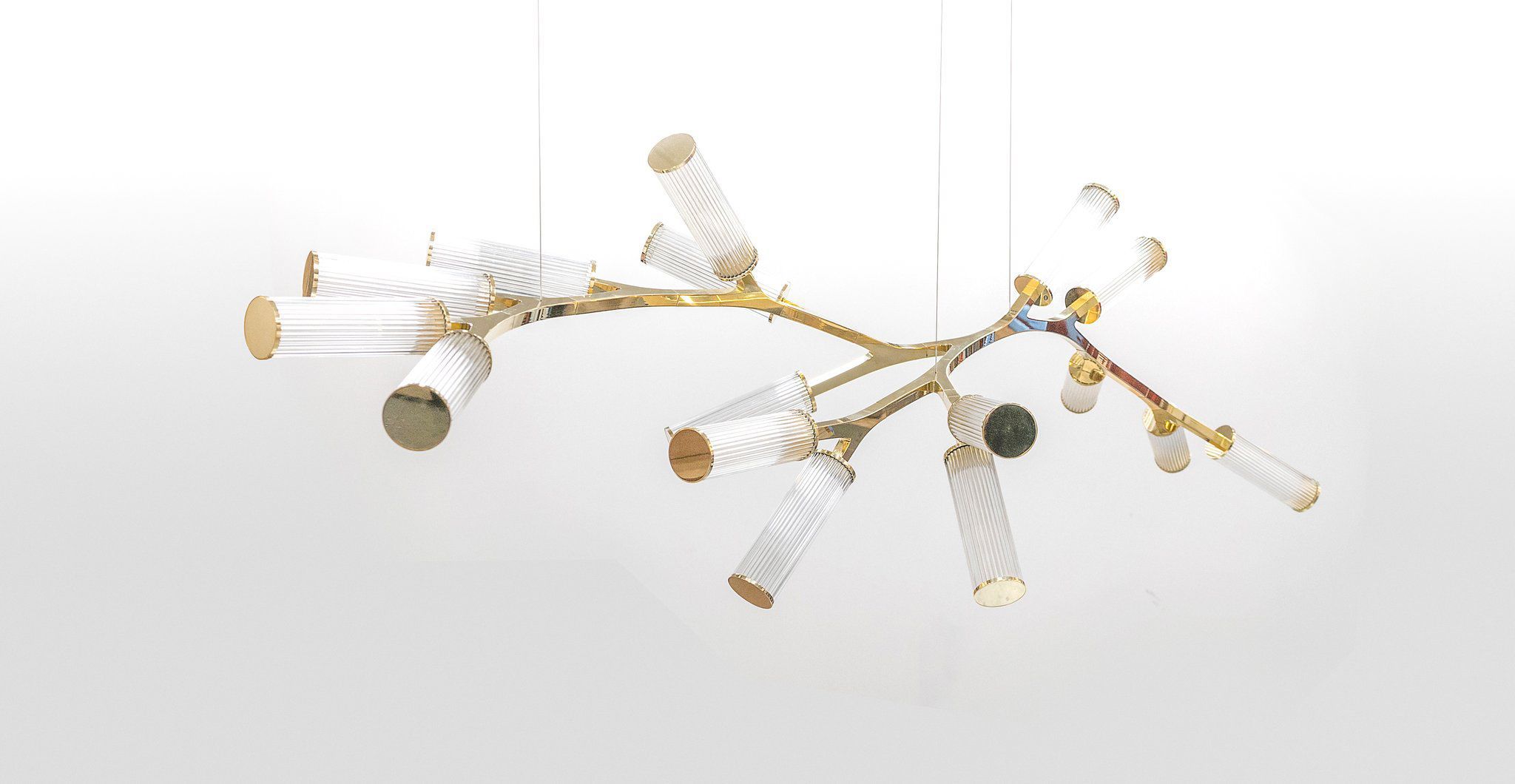 Suspension - HAARA LARGE - cameron designhouse - en laiton poli / en ...
