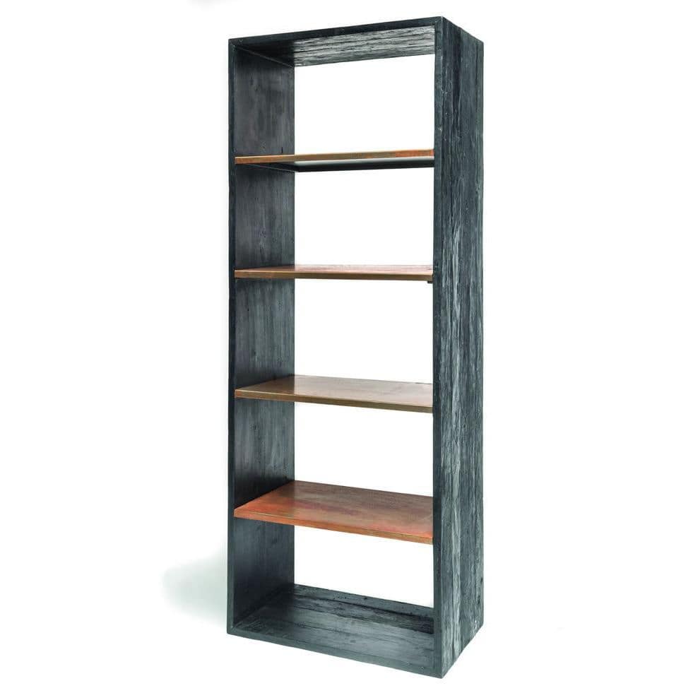 Étagère contemporaine - SIMPLY - GOMMAIRE - en teck / en acier