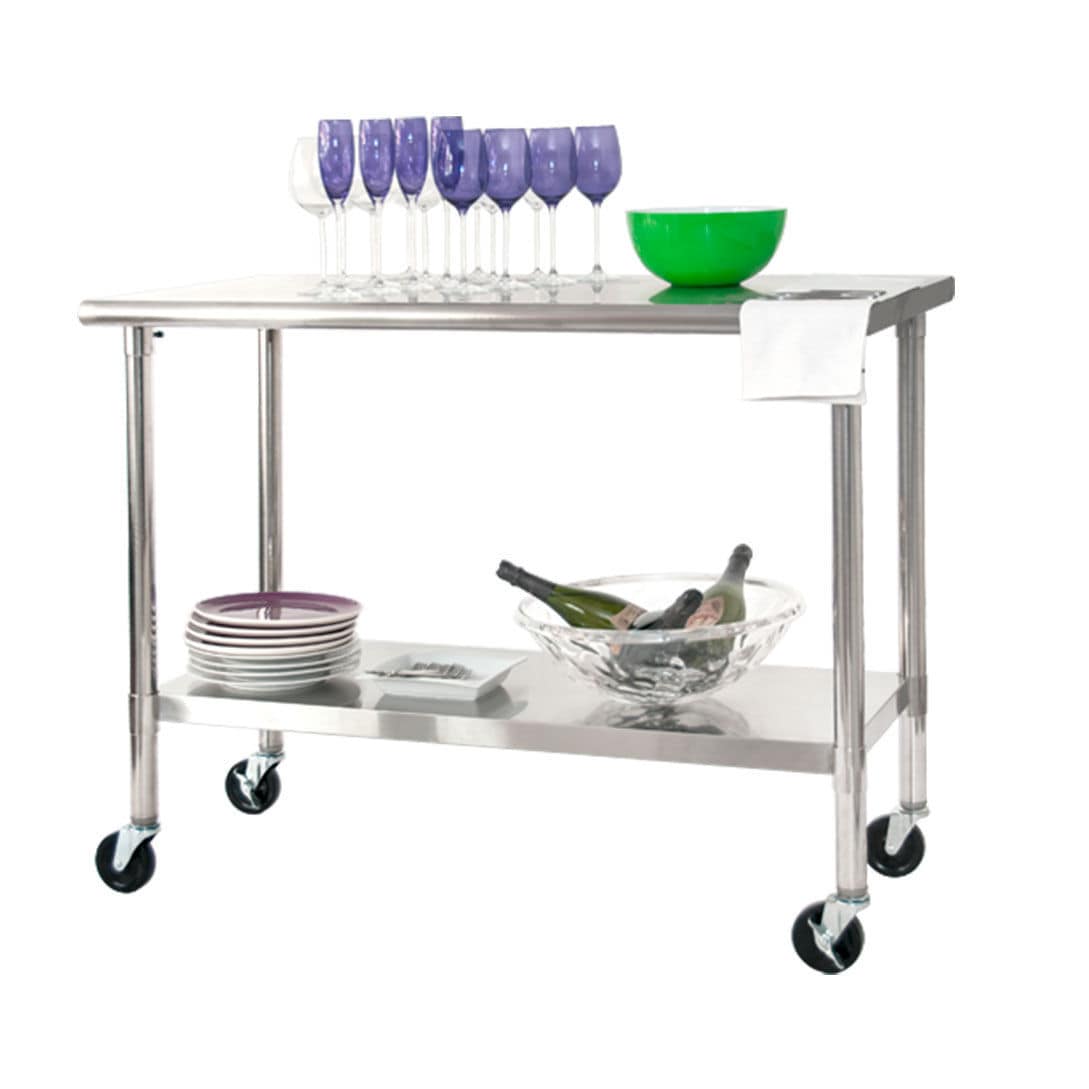 Chariot de service - SS series - Zown - pour hôtel / pour restaurant / en acier inoxydable