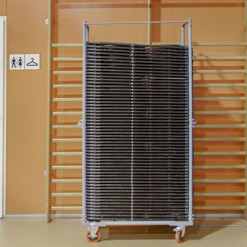 Chariot porte-chaises - Alex - Zown - pour hôtel / pour restaurant / en acier peint