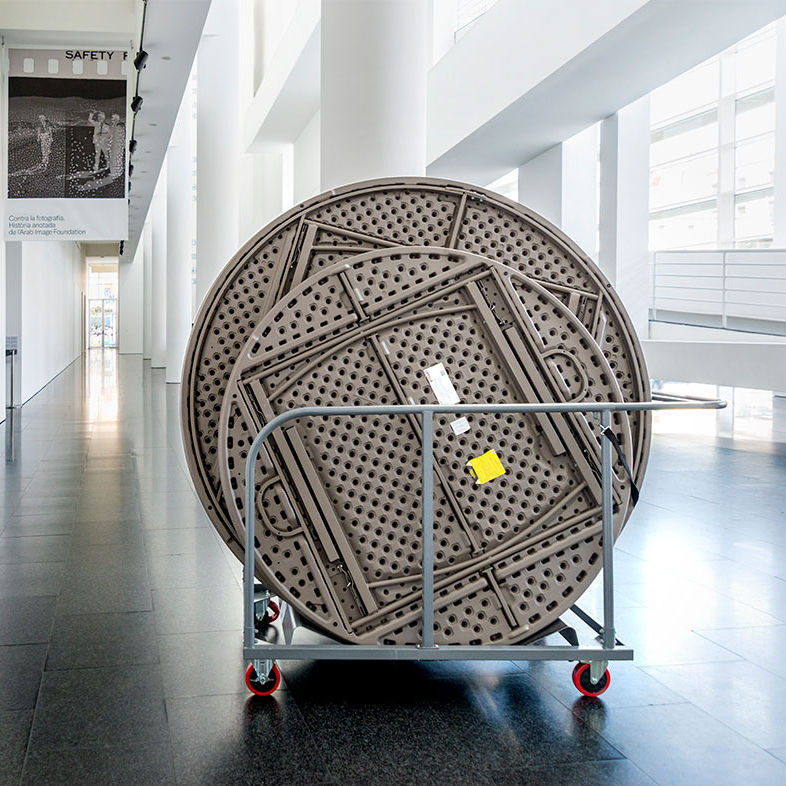 Chariot porte-tables - Planet - Zown - pour hôtel / pour restaurant / en acier peint