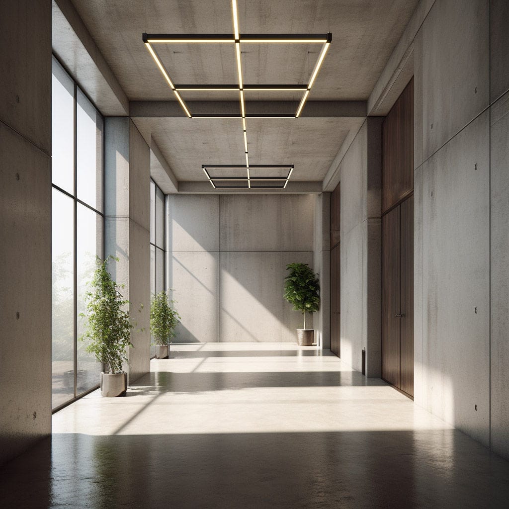 Luminaire suspendu - MINIA MESH - Holectron - à LED / linéaire / carré