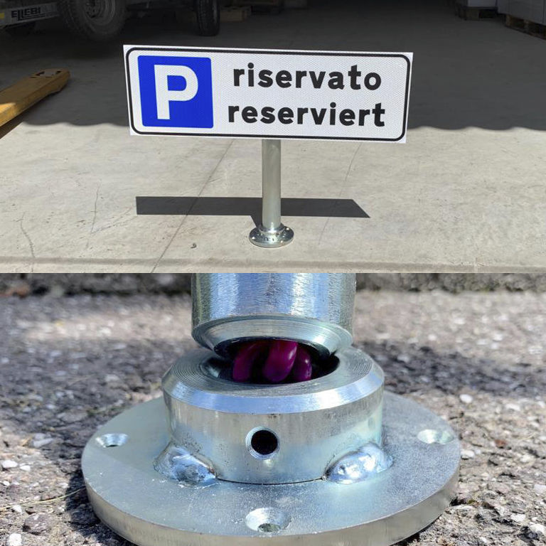 Mât flexible - SAEDI Ltd - pour signalisation routière / en acier ...