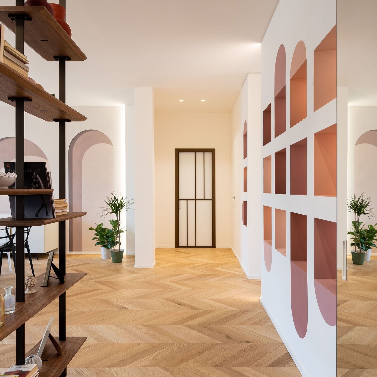 Porte d'intérieur - CÉLINE - ALBED - en aluminium / coulissante ...