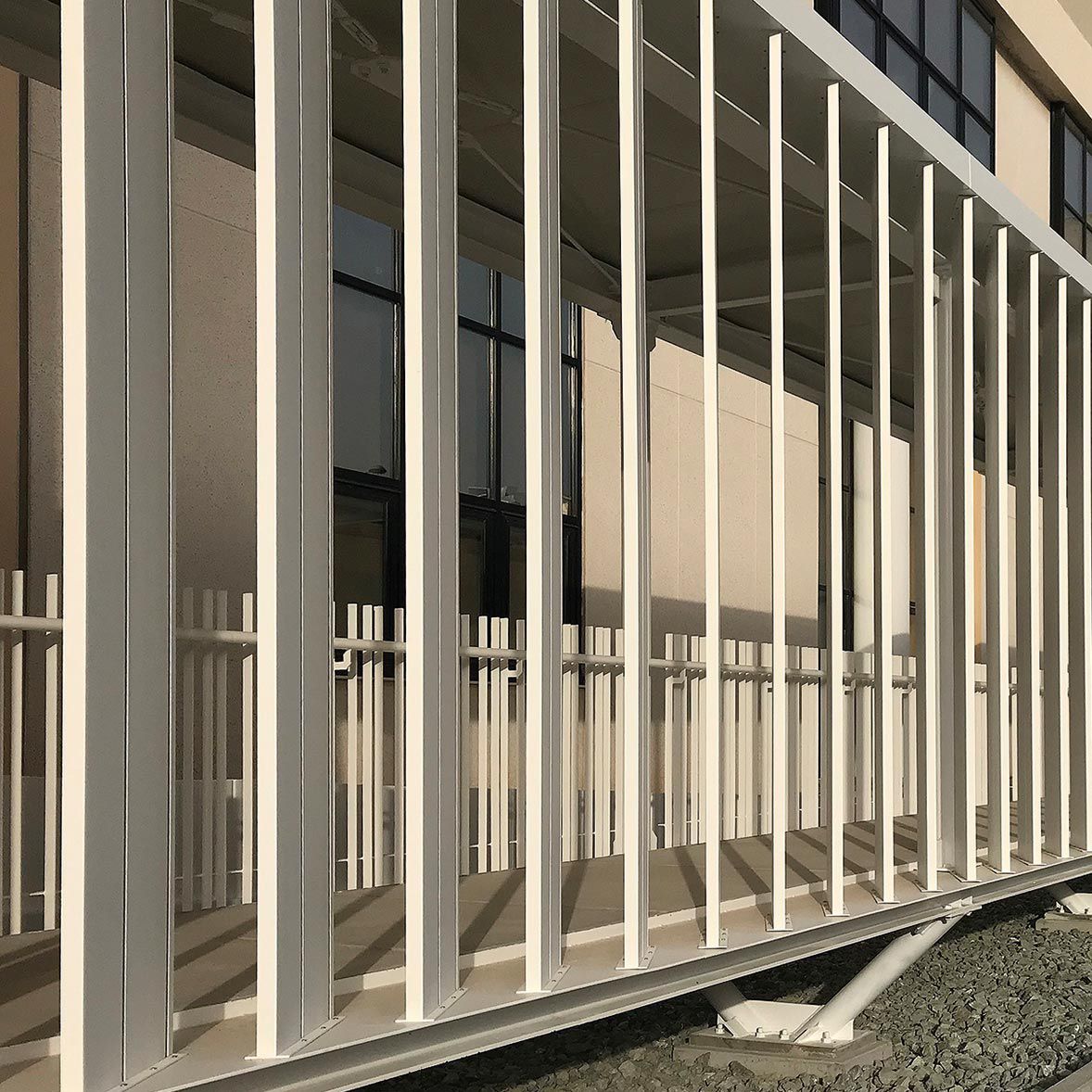 Brise-soleil en aluminium - RABEL 14100 - RABEL SYSTEMS - pour façade ...